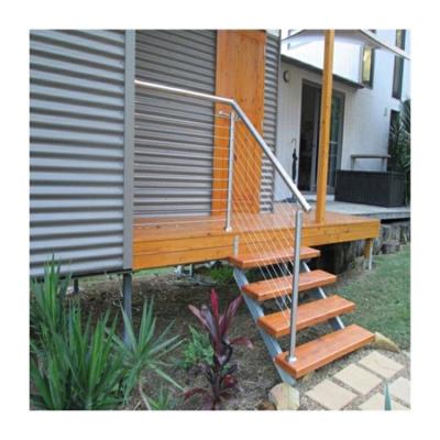 Cina Railings for porch stainless railing threaded wire rope cable clip page wire fence cost in vendita