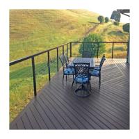 China Plastic deck railing inox wire rope railing cable tensioner wire fence gate for sale