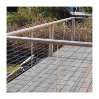 China Deck bench railing cable deck railing ideas wire picket fence for sale