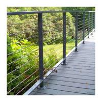 China Deck bench railing cable deck railing ideas wire picket fence for sale