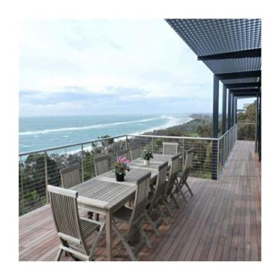 Cina Cedar deck railing cable railing cost 4x4 wire fence in vendita