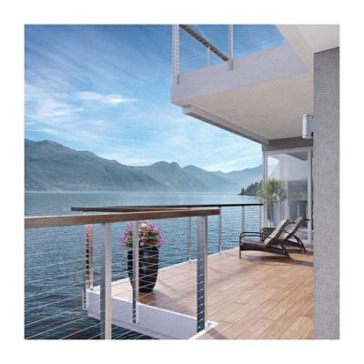 Cina Deck railing options cable railing parts bull wire fence in vendita