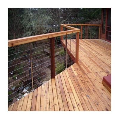Cina Installing deck wire cable deck railing hog wire fence plans in vendita