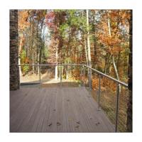 China Pvc deck railing black cable railing hog wire deck fence for sale