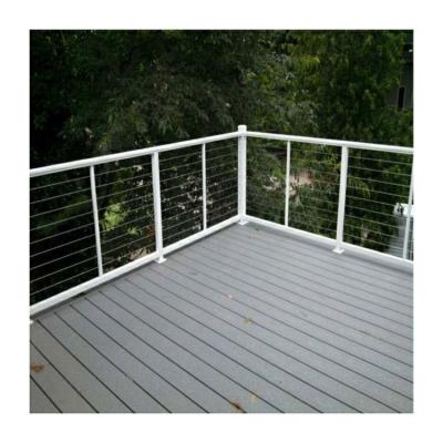 Cina Rope deck railing cable porch railing post and wire fence in vendita