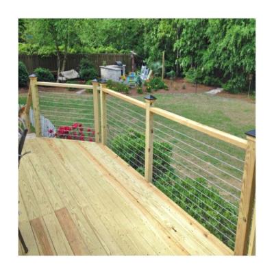 Cina Hog wire deck railing stainless steel cable railing systems metal wire fence in vendita