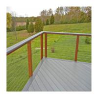 China Horizontal deck railing cable railing hardware pig wire fence for sale