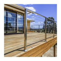 China Horizontal deck railing cable railing hardware pig wire fence for sale