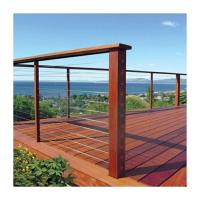 China Privacy panel for deck steel cable railing hog wire fence panels for sale