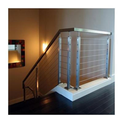 Cina Stainless steel balustrade systems wire cable railing vertical wire balustrade in vendita