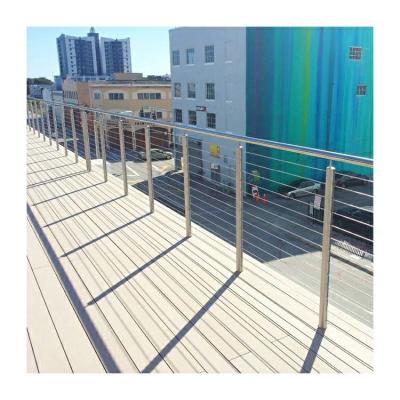 中国 Stainless steel balcony railing feeney cable rail pricing electric fence wire installation 販売のため