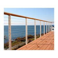 China Wire deck railing stainless cable railing hog wire fence for sale