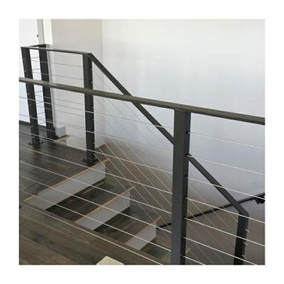 Cina Privacy panel for patio wire rope railing systems 3mm galvanised fencing wire in vendita