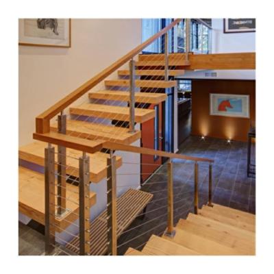 Cina Staircase deck man cable railing galvanised fencing wire in vendita