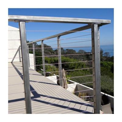 Cina Roof fall protection railing cable stair parts wire pool fence in vendita