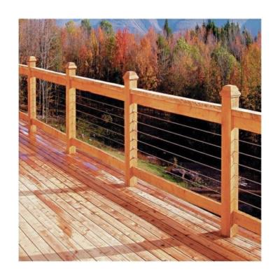 Cina Deck railing spindles cable railing canada hog wire fencing suppliers in vendita