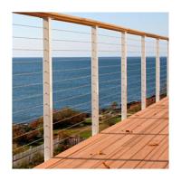 China Decorative Deck Wire Railing Garden Fence Panels Cable Railing for sale