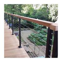 China Interior Balcony Cable Railing Systems For Decks Woven Wire Fence for sale