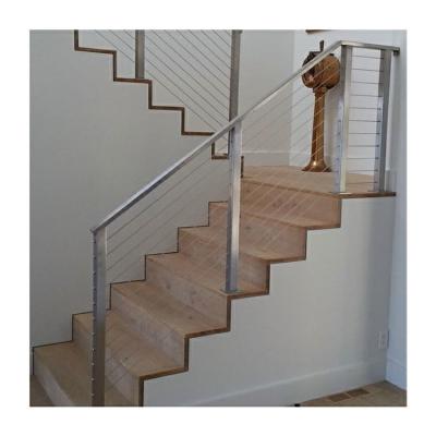 China Residential House Cable Wire Railing Deck Barbed Wire Fence Staircase à venda