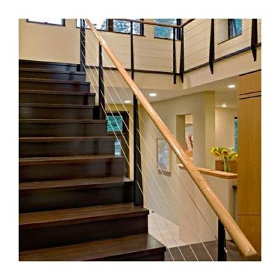 China Metal Outdoor Cable Wire Railing Modern With Heavy Gauge Wire Fence Te koop
