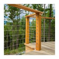 China Deck Cable Wire Railing Exterior For Outdoor Gate Hog Wire Fence for sale