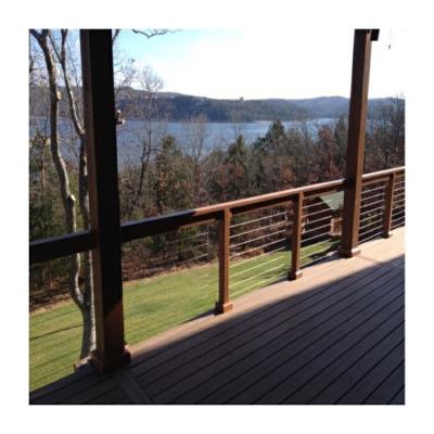 Cina Indoor Deck Cable Railing Glass Balustrade High Tensile Wire Fence in vendita