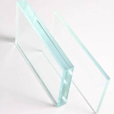 Cina 2023 Customized size 6mm 8mm 10mm 12mm tempered super ultra clear float glass in vendita