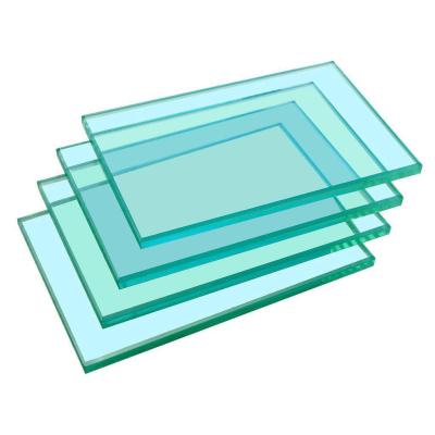Cina 2023 Customized size 6mm 8mm 10mm 12mm tempered super ultra clear float glass in vendita