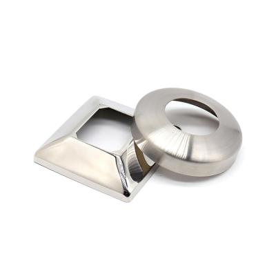 Cina Cheap Price Stainless Steel Railing System Handrail Hardware Accessories Round Balustrade Staircase Balustrade Cover in vendita