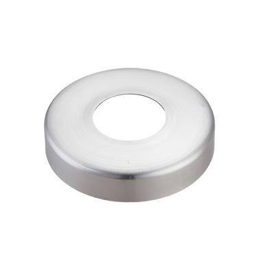 Cina Decorative Round Stainless Steel Mirror Finish Base Cover Accessories For Balcony Railing in vendita