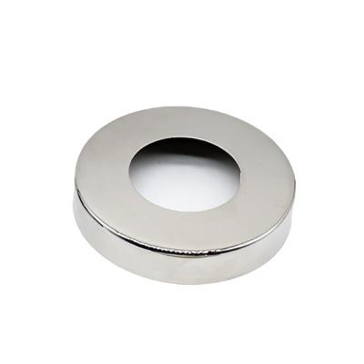 Cina Inox 304 316 Stainless Steel Pole Post Pillar Base Cover Plate For Staircase Terrace Balcony in vendita