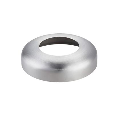 Cina Cheapest Outdoor Stainless Steel Hardware Railing Fitting Balustrade Round Base Flange Cover For Round Tube in vendita