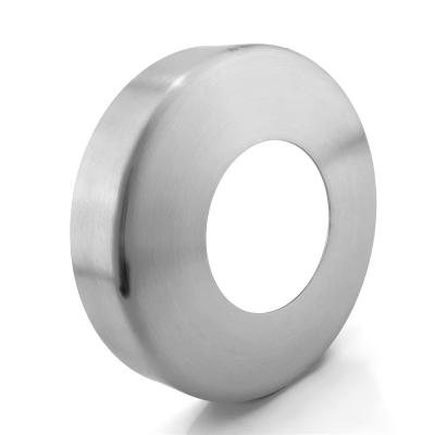 Cina Promotion Price Stainless Steel Welded Fittings Tube Base Cover Handrail Fittings in vendita