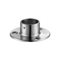 China Cable Railing Round Pipe Flange Handrail Wall Mount Base Flange for sale