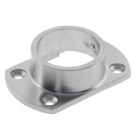 China Cable Railing Round Pipe Flange Handrail Wall Mount Base Flange for sale