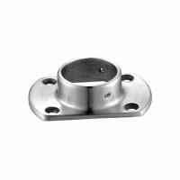 China 316 304 Deck Cable Railing Balustrade Handrail Wall Mount Base Flange for sale