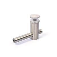 China Adjustable Handrail Bracket Glass Handrail Pipe Railing Bracket Glass Mounted Brackets for sale