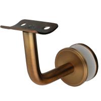 China Adjustable Handrail Bracket Glass Handrail Pipe Railing Bracket Glass Mounted Brackets for sale