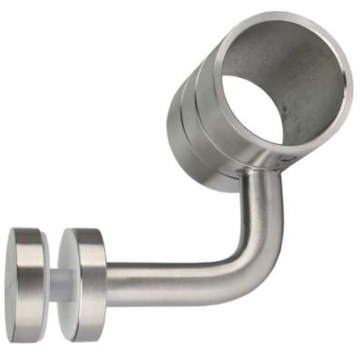 Cina Commercial Handrail Bracket Railing Glass Shelf Bracket Handrail Hollow Pipe Holder in vendita