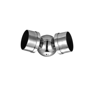 China 180 Degree Railing Handrail Connector Adjustable Railing Balustrade Corner Angle Elbow Connector à venda
