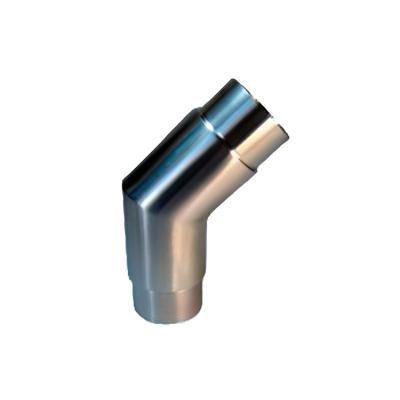 Cina 135 Degree Railing Handrail Connector Stainless Steel Balustrade Angle Elbow Connector in vendita