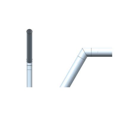 Cina 135 Degree Railing Handrail Connector Stainless Steel Balustrade Angle Elbow Connector in vendita