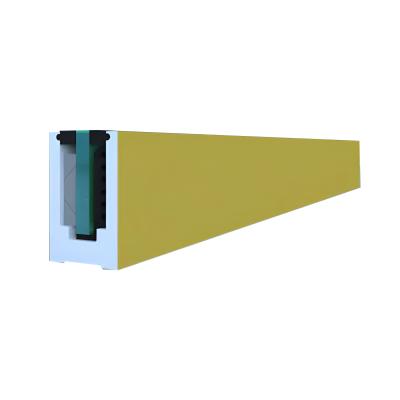 Cina New Balustrade Railing Aluminum Base Shoe Frameless Glass Railing Deck Glass U Channel Profile Handrail in vendita