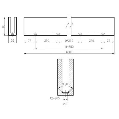Cina China Professional Aluminum Base Shoe For Glass Railing Swimming Pool Customized Glass Railings in vendita