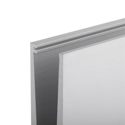 Cina Aluminum U Channel Base Outside Glass Balustrade Bottom Clamp Glass Railing System in vendita