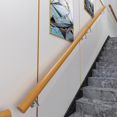 中国 Soild Timber Wood Railing Staircase Handrail Supplier Customize Oak Ash Handrails 販売のため