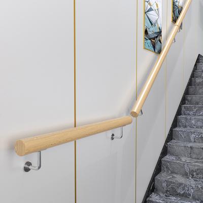 中国 Soild Timber Wood Railing Staircase Handrail Supplier Customize Oak Ash Handrails 販売のため