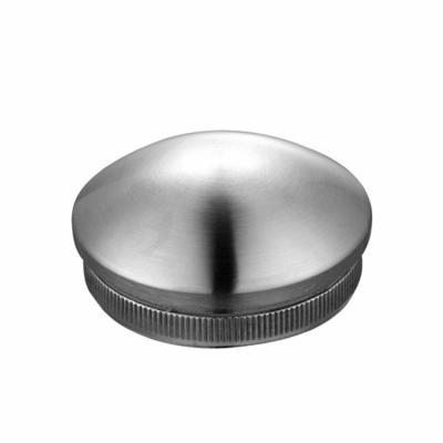 Cina Foshan 304 Satin Finish Stainless Steel Round Tube End Cap in vendita