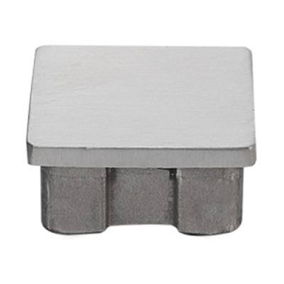 Cina Square Handrail Tube End Plug Stainless Steel End Cap for Square Railing Handrail in vendita