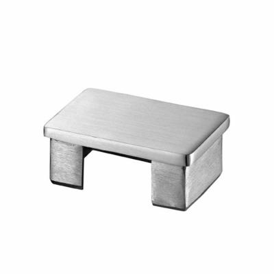 中国 Square Handrail Tube End Plug Stainless Steel End Cap for Square Railing Handrail 販売のため